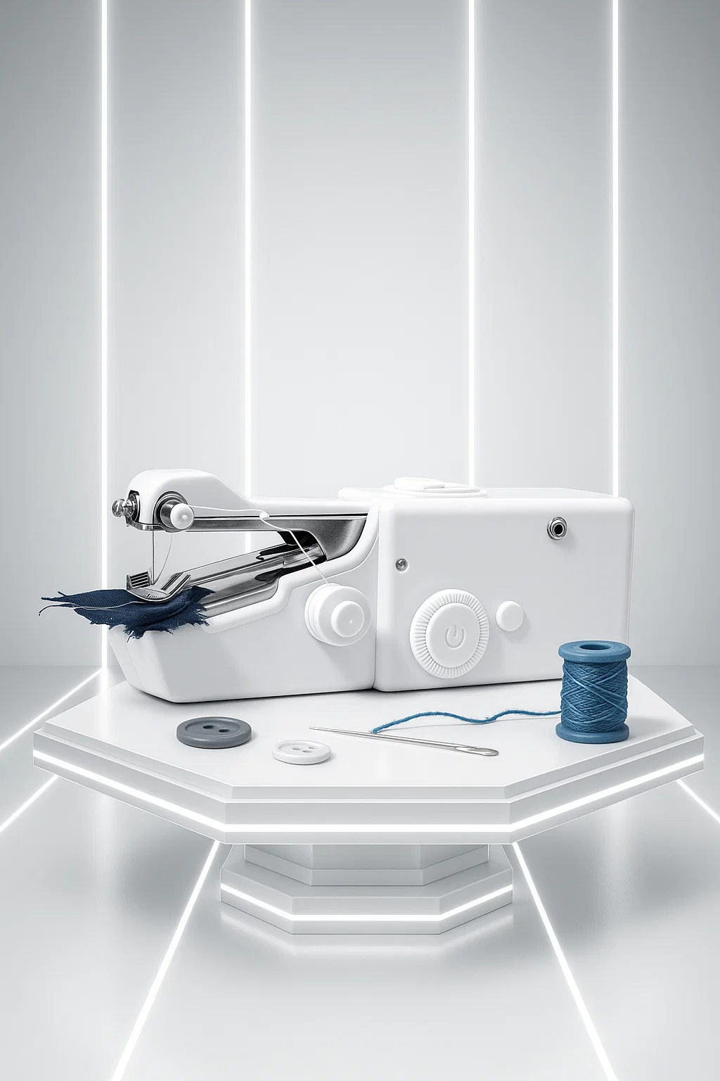 Portable and Cordless Handheld Sewing Machine