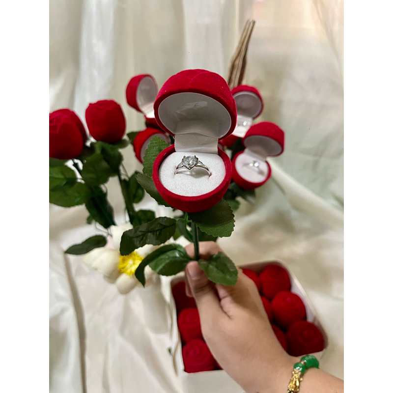 PANDORA PROMISE RING IN A ROSE