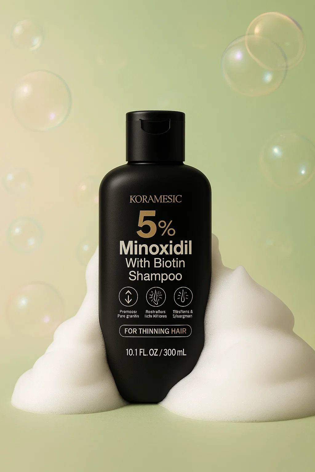 Kormesic 5% Minoxidil with Biotin Shampoo