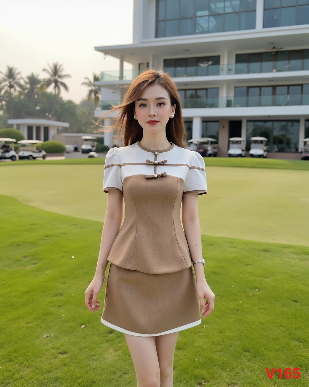 Váy thiết kế cao cấp V165