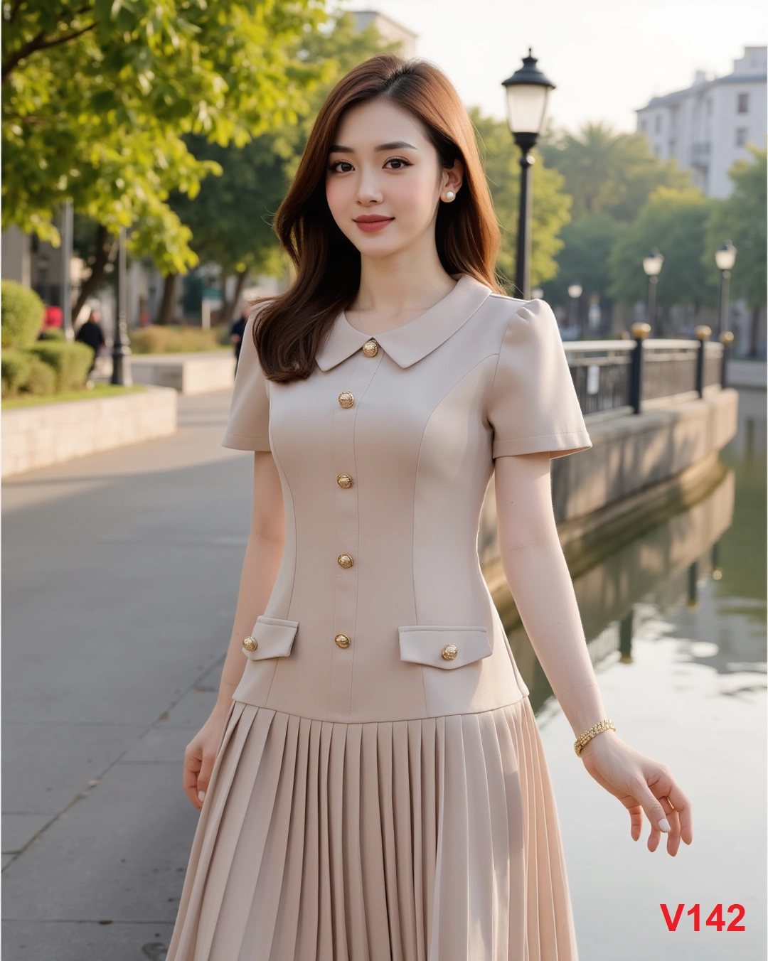 Váy thiết kế cao cấp V142