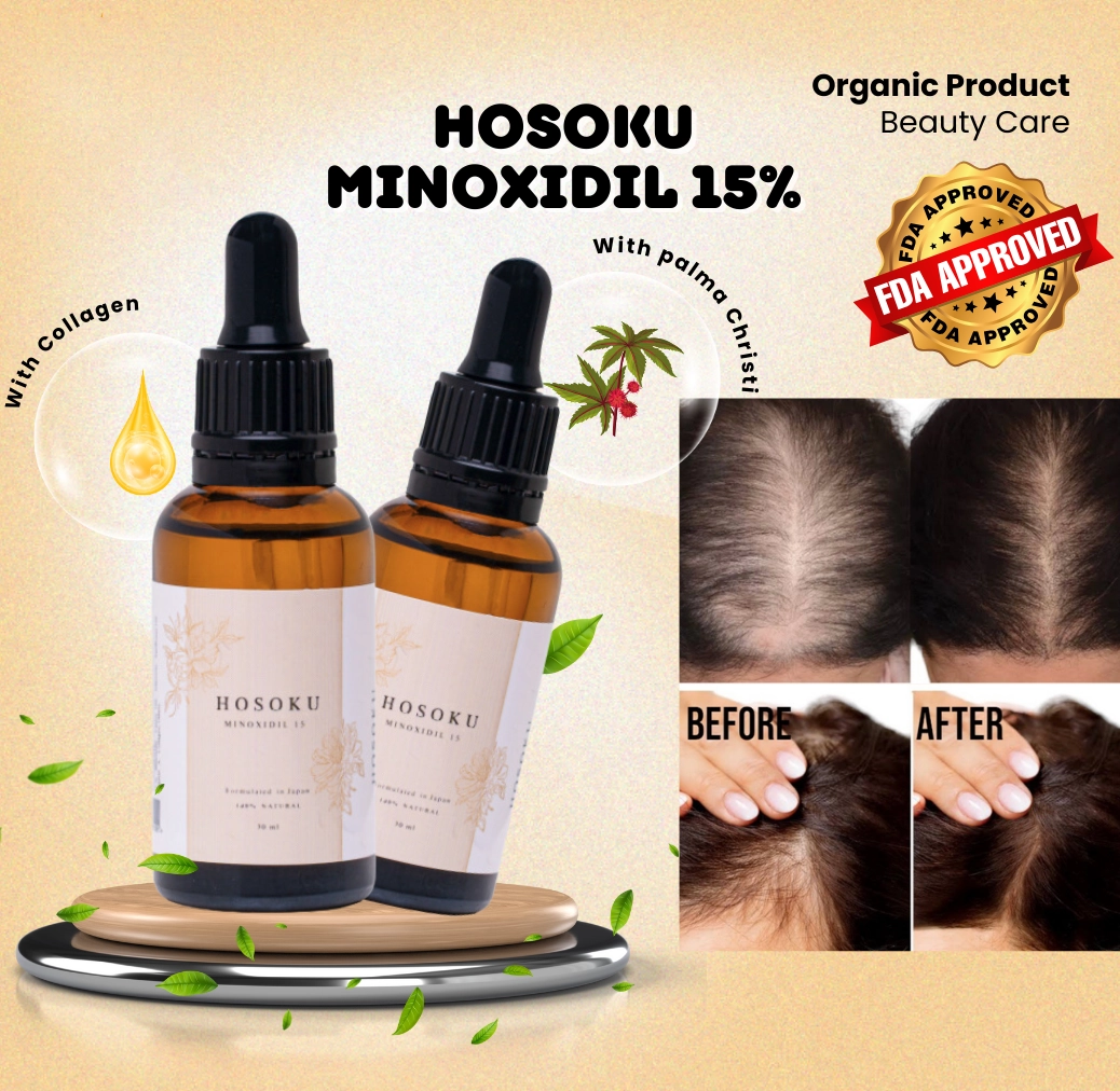 Hosoku MInoxidil Hair Growth Serum (40 COGS)