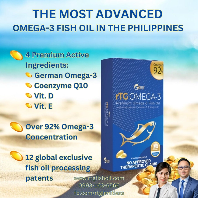 rTG Omega 3 Fish Oil
