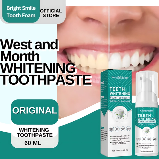 WHITENING FOAM TOOTHPASTE