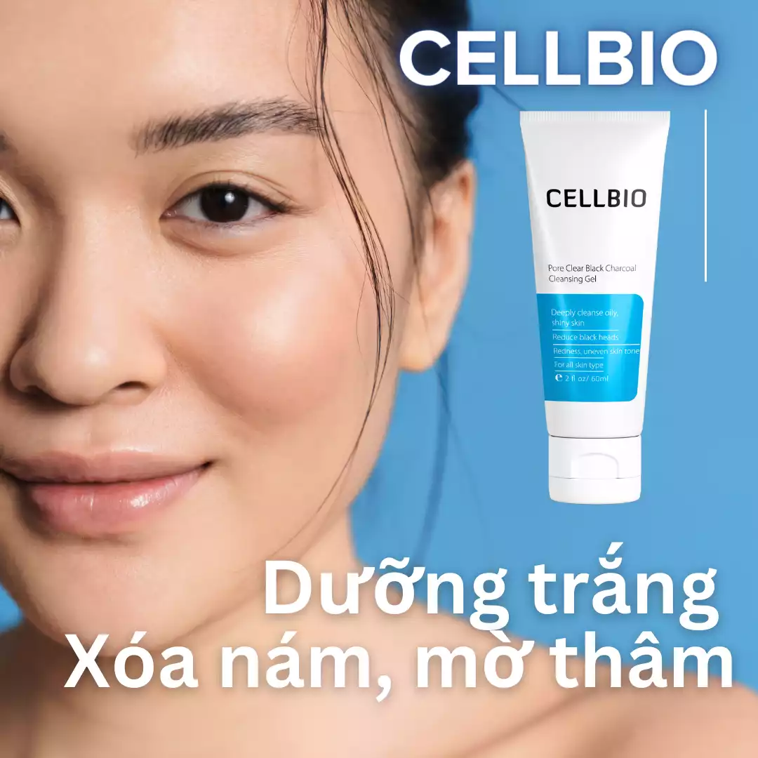 CELLBIO - Sữa rửa mặt chuyên dụng cho da nám sạm thâm đen