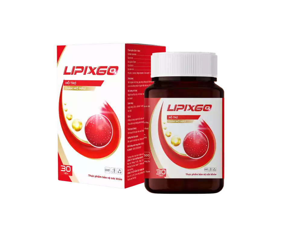 Lipixgo giúp giảm Mỡ Máu, Mua chính hãng, giá ưu đãi 50%