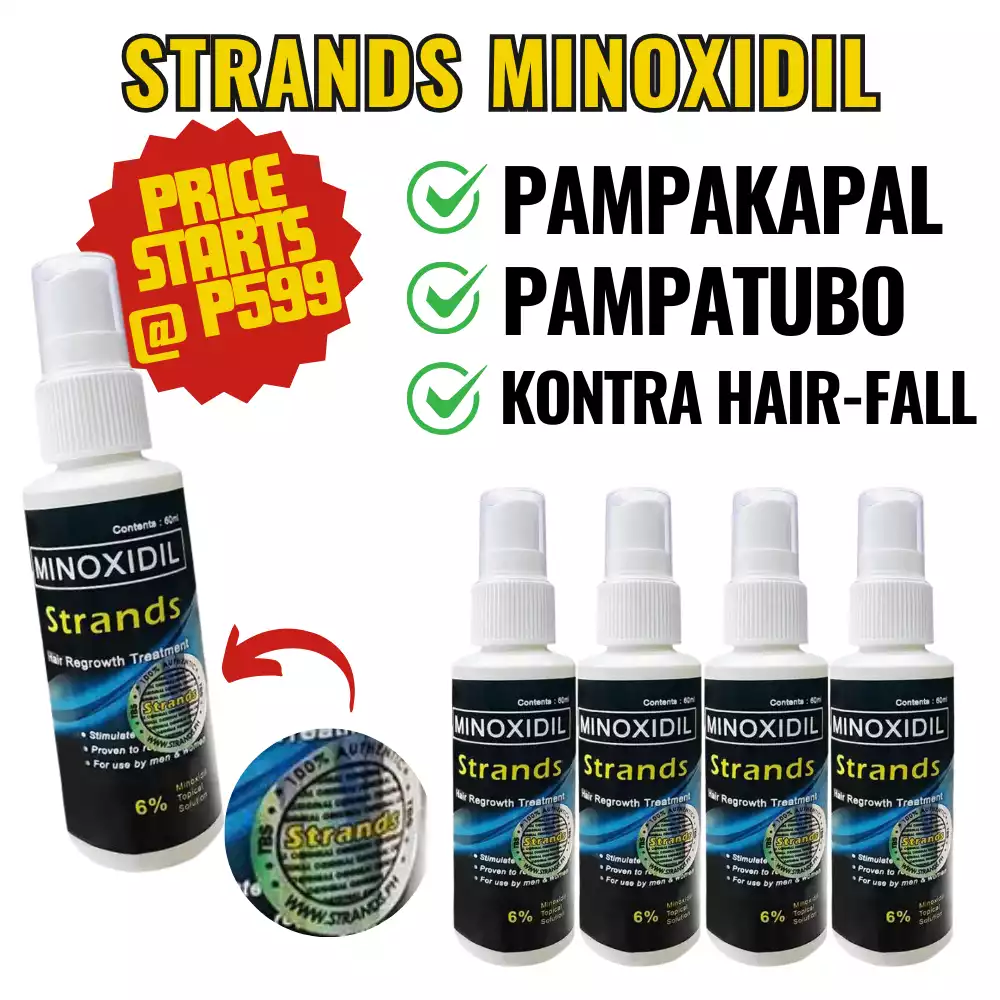 STRANDS MINOXIDIL HAIR GROWER