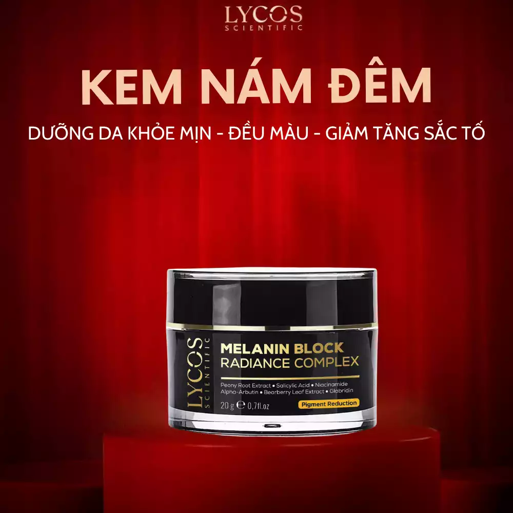 Kem Nám Đêm LYCOS Melanin Block Radiance Hỗ Trợ Mờ Nám, Tàn Nhang ...