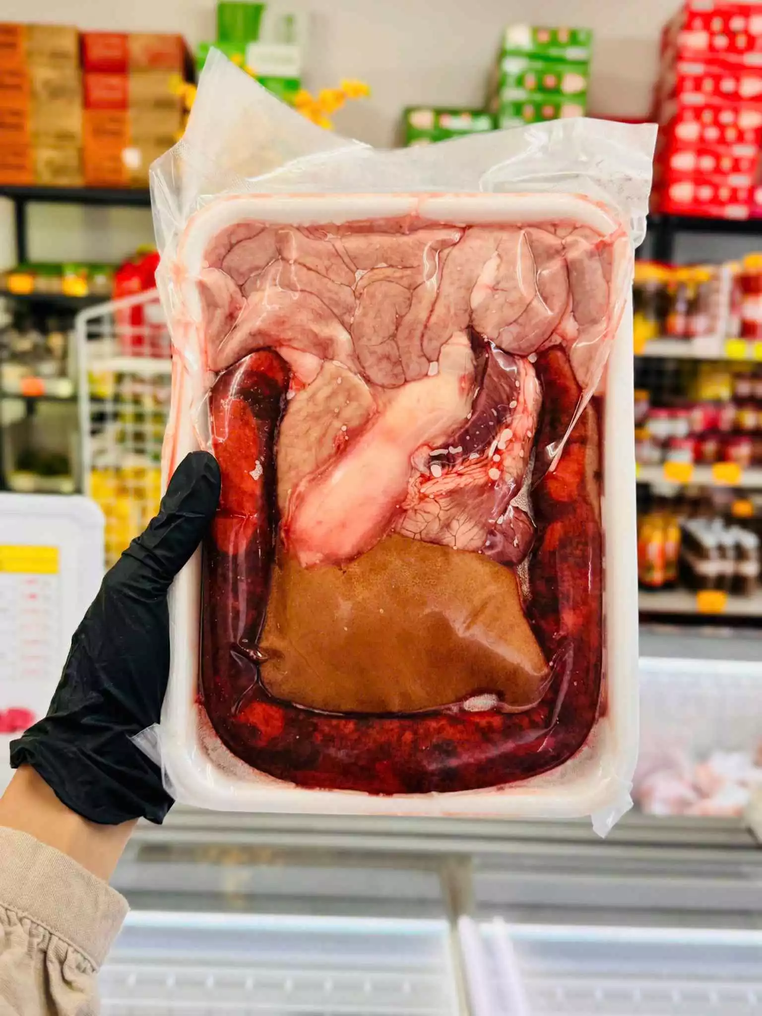 Pork Offal Combo (6 items: Heart, Pork Intestine, Liver, Blood Sausage ...