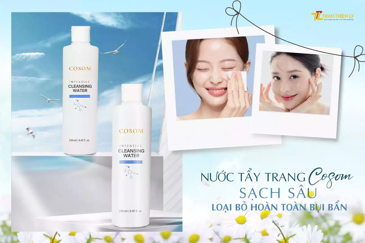 Nước Tẩy Trang COSOM – Sạch sâu, loại bỏ hoàn toàn bụi bẩn | Shop Trần ...