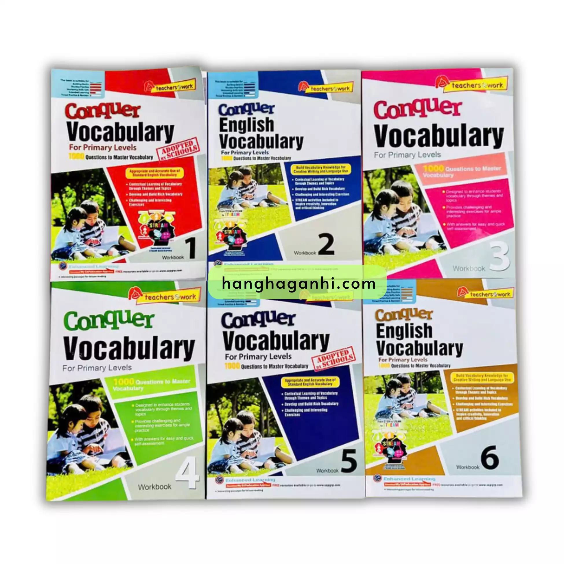 Conquer English Vocabulary Workbook - Bộ 6 Grade 1 - 6 | Sách Đồ Dùng ...
