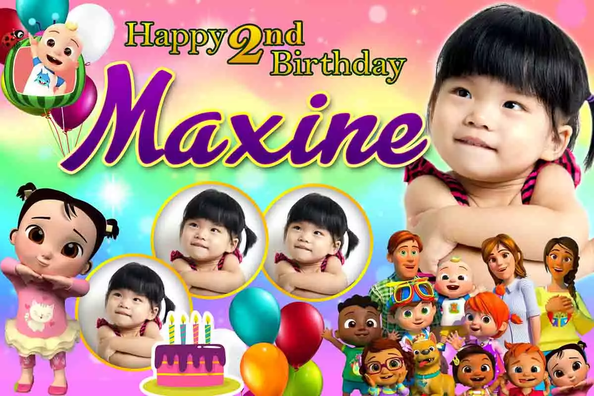 Cocomelon Theme Birthday Tarp | Vanex Advertising Store
