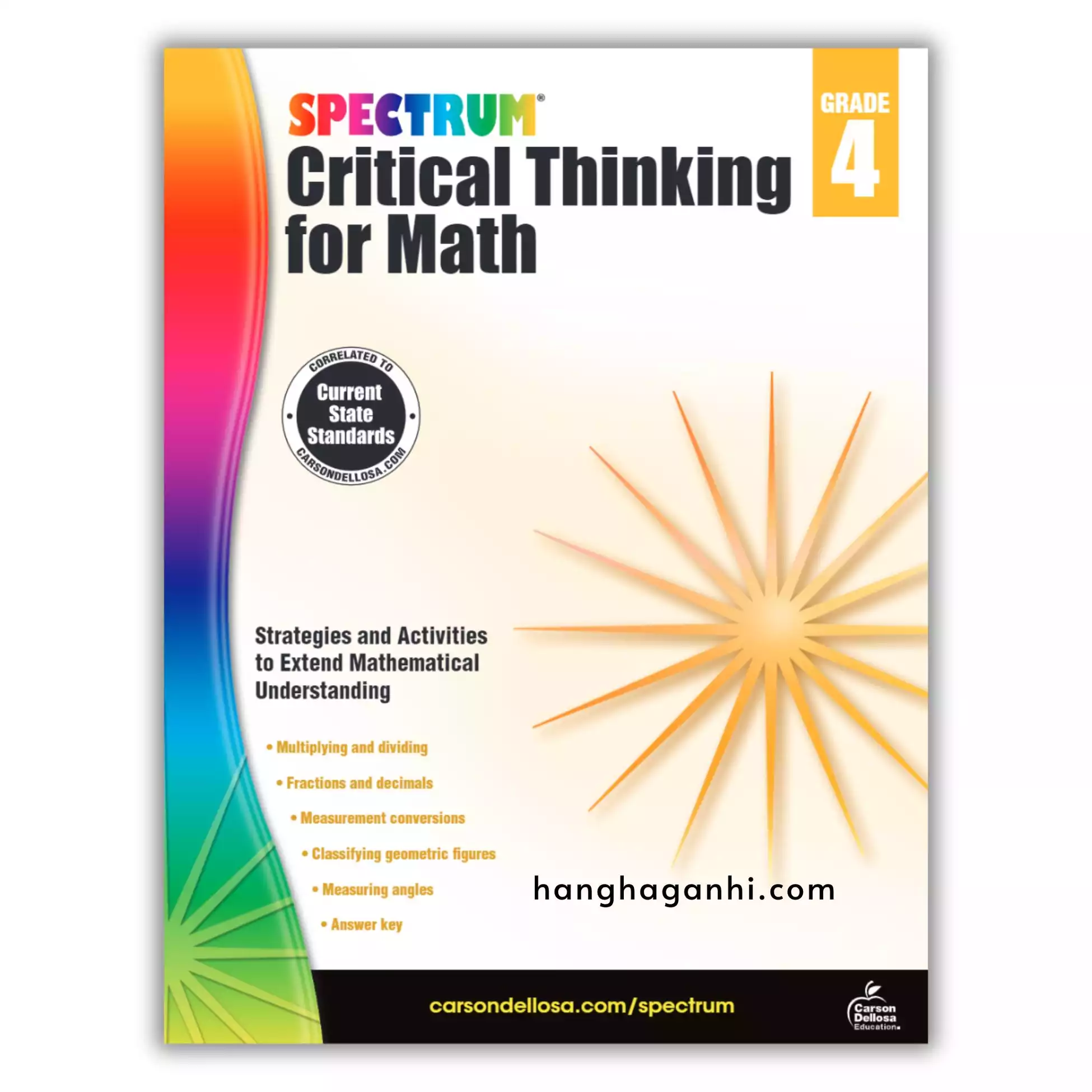 Sách Spectrum Critical Thinking for Math Workbook Grade 4 | Sách Đồ ...