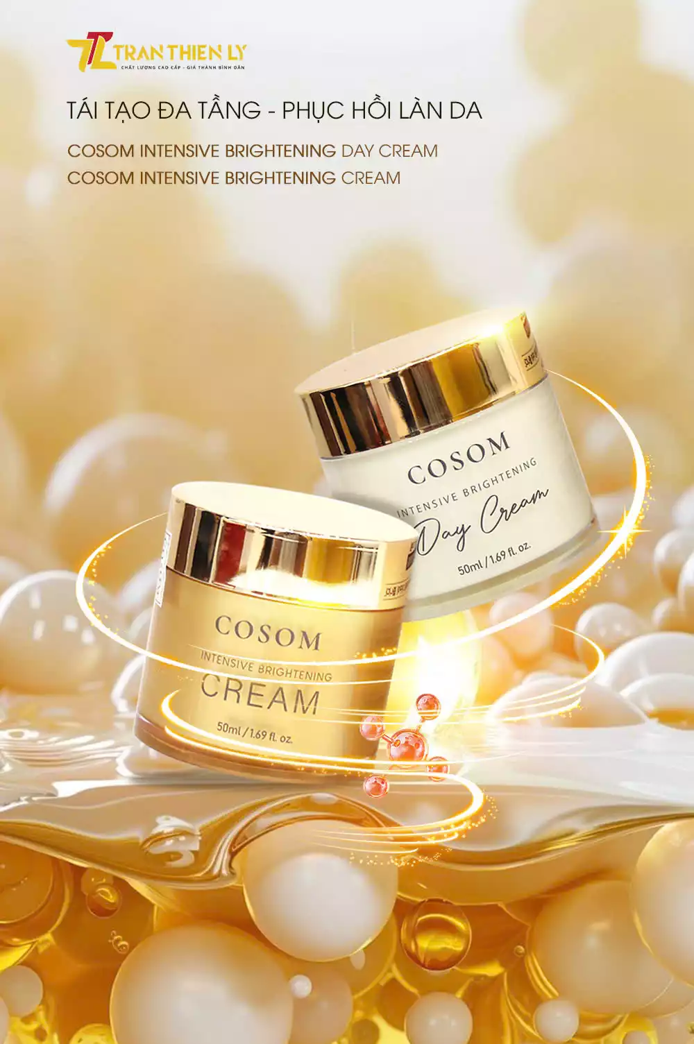 Bộ Kem Dưỡng Ngày Đêm COSOM - Giải pháp chống lão hóa đang được hàng ...