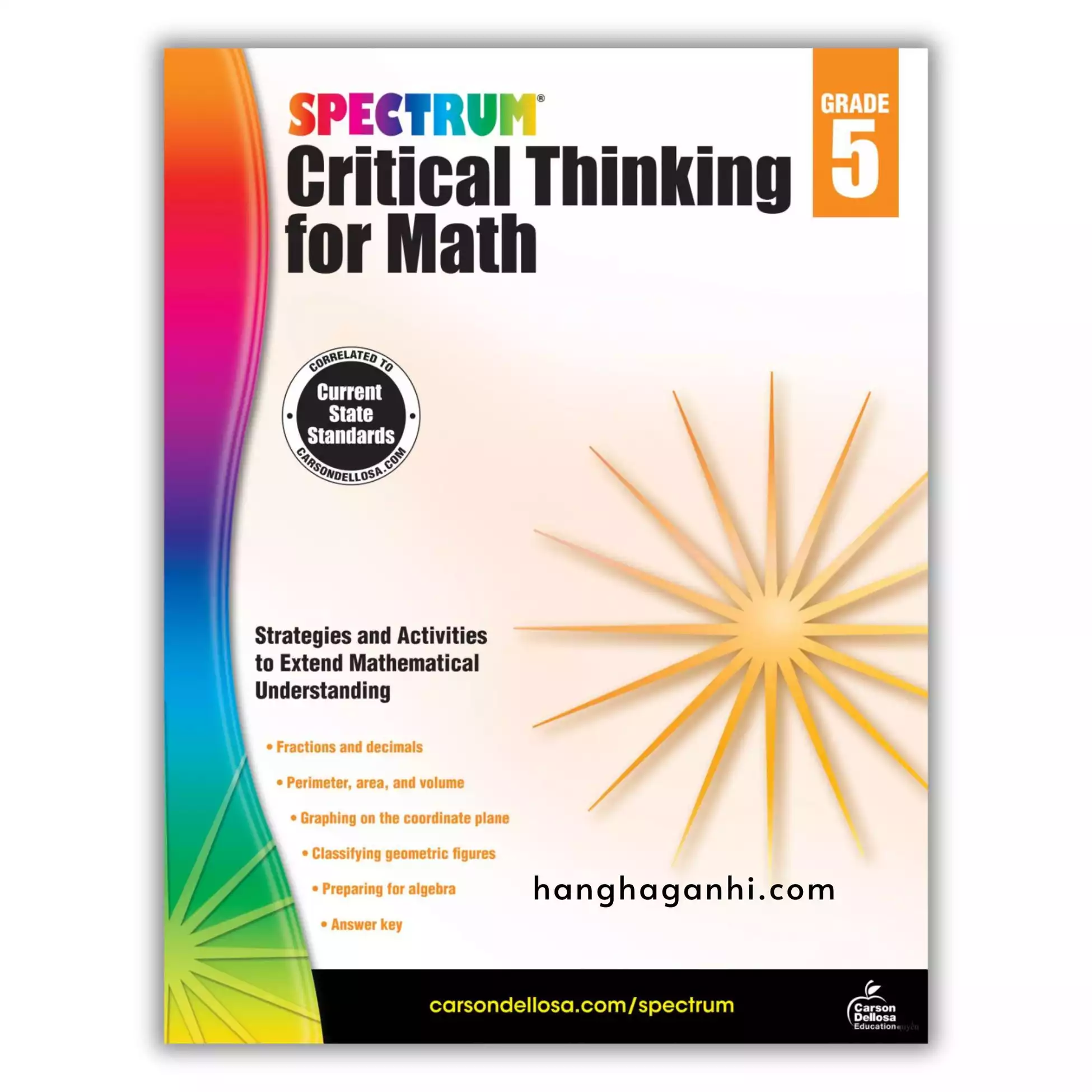 Sách Spectrum Critical Thinking for Math Workbook Grade 5 | Sách Đồ ...
