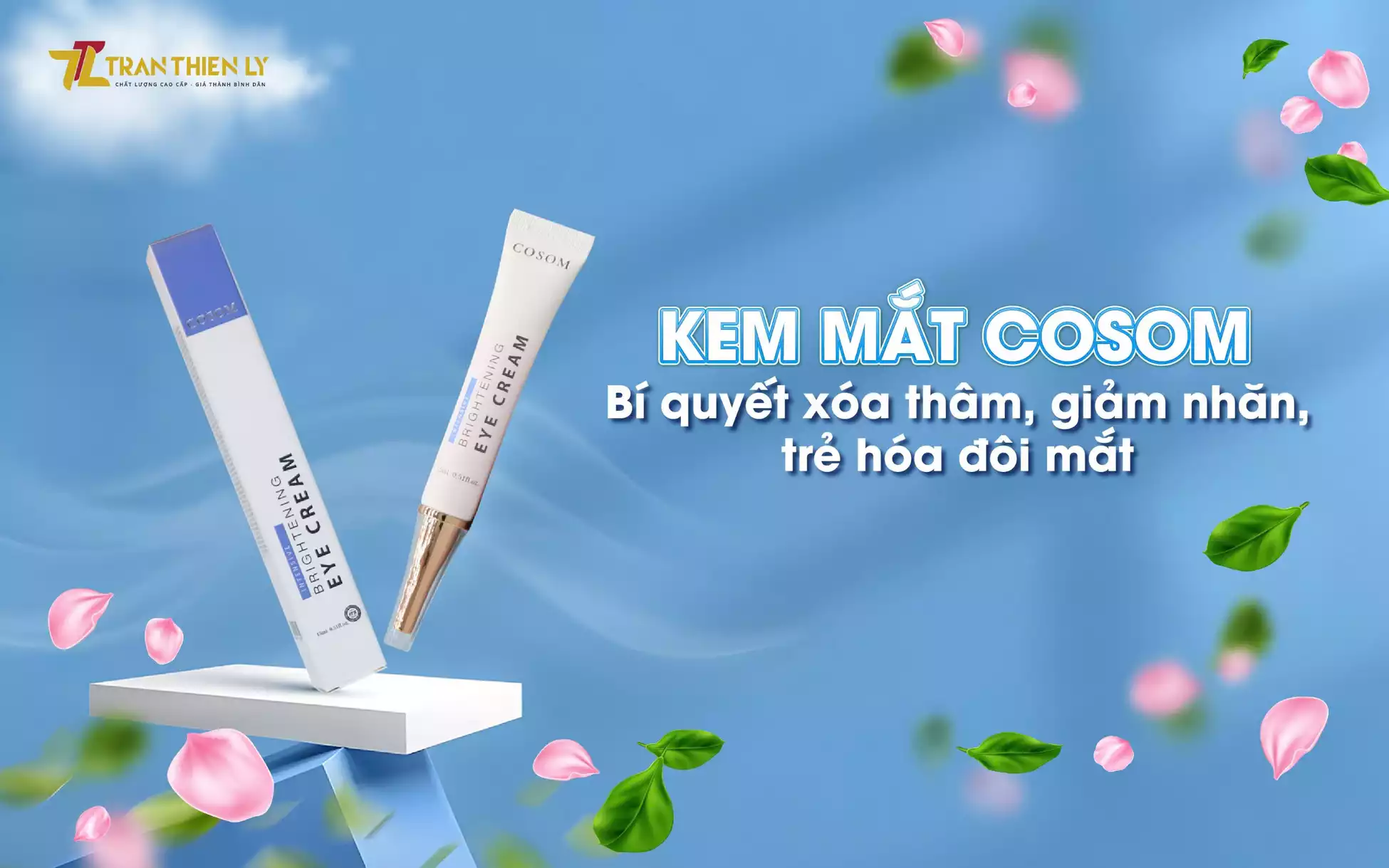 KEM DƯỠNG MẮT COSOM – GIẢI PHÁP CHO VÙNG DA MẮT TƯƠI TRẺ | Shop Trần ...