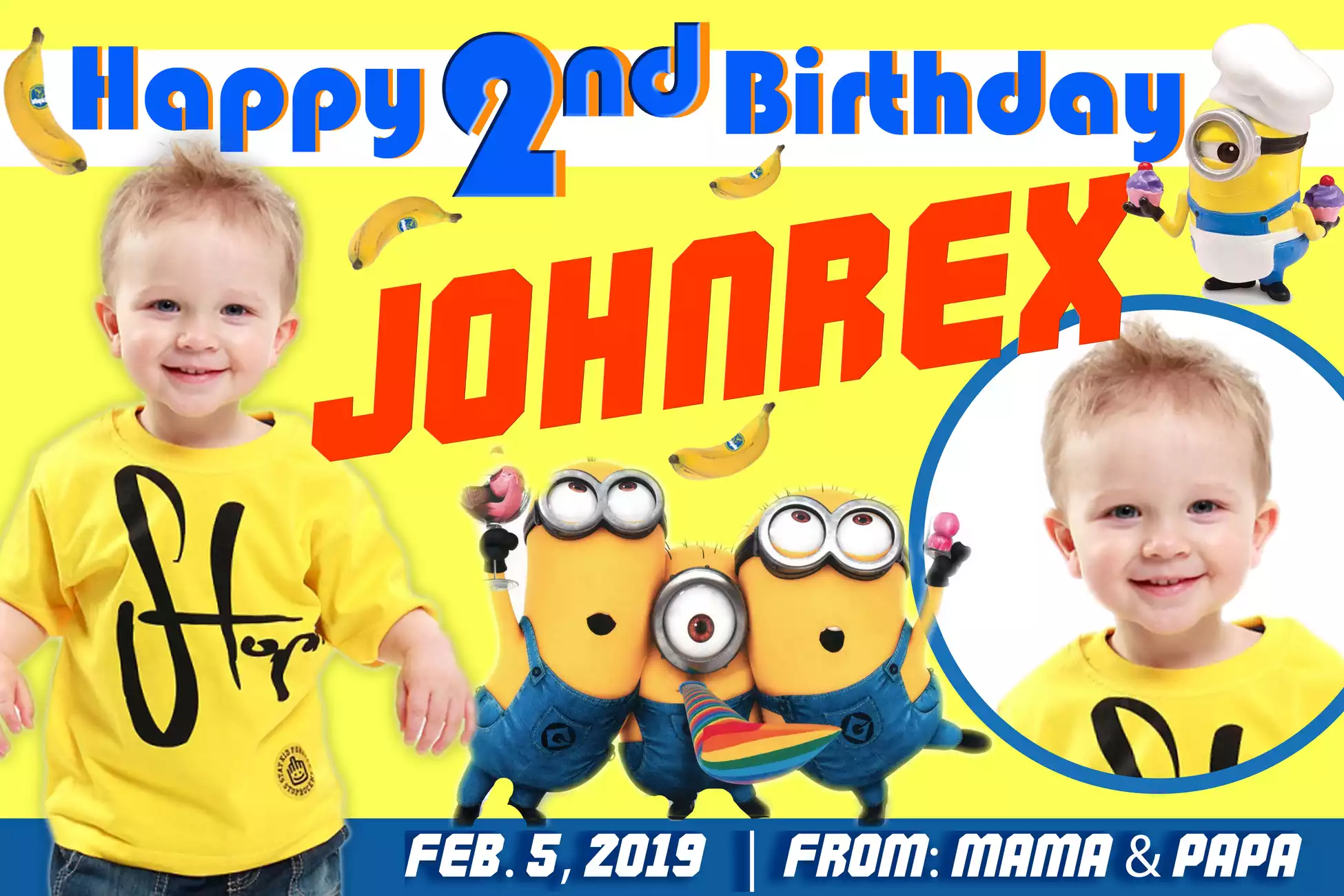 Minions Theme Birthday Tarp | Vanex Advertising Store