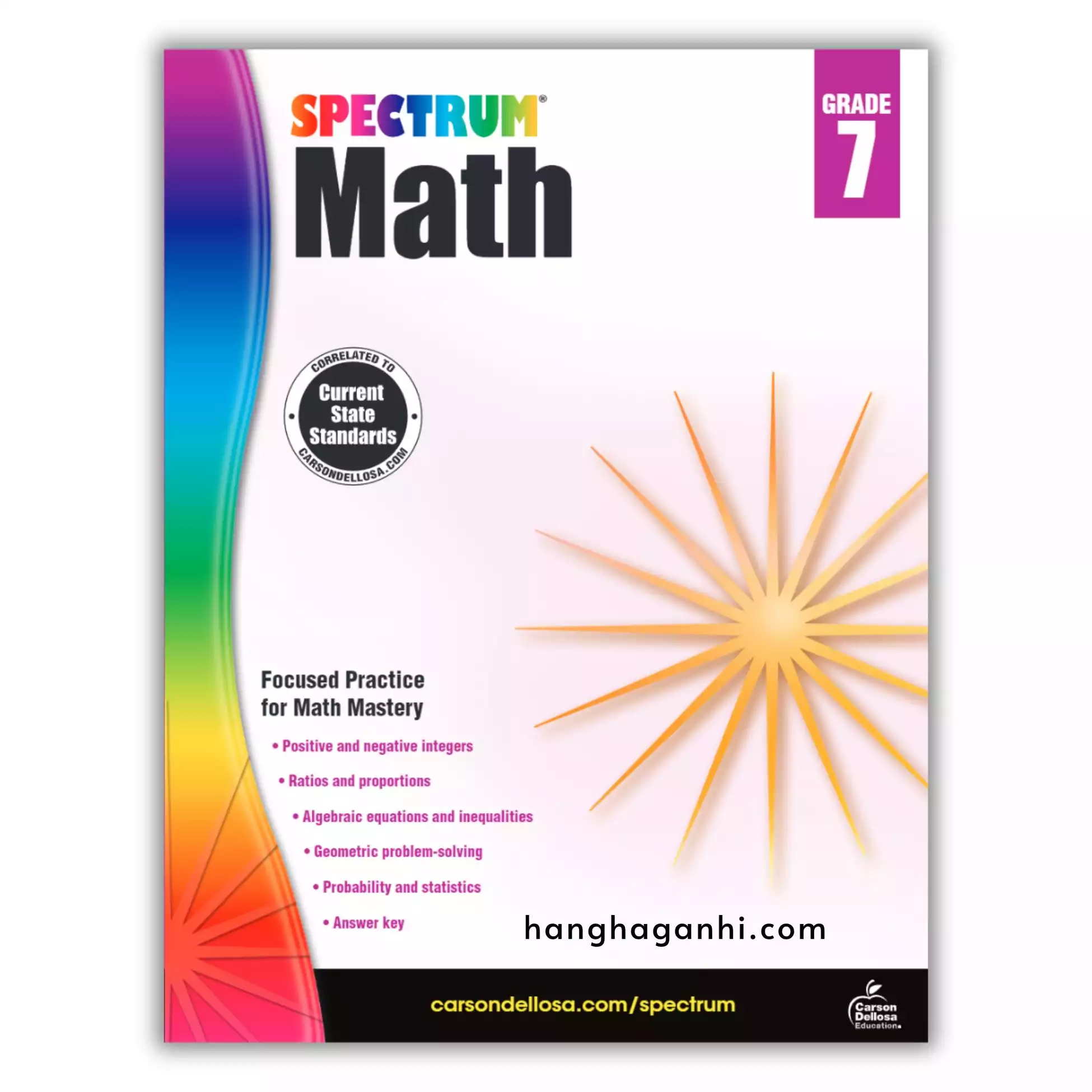 Sách Spectrum Math Workbook Grade 7 - Sách Toán Tiếng Anh cho bé lớp 7 ...