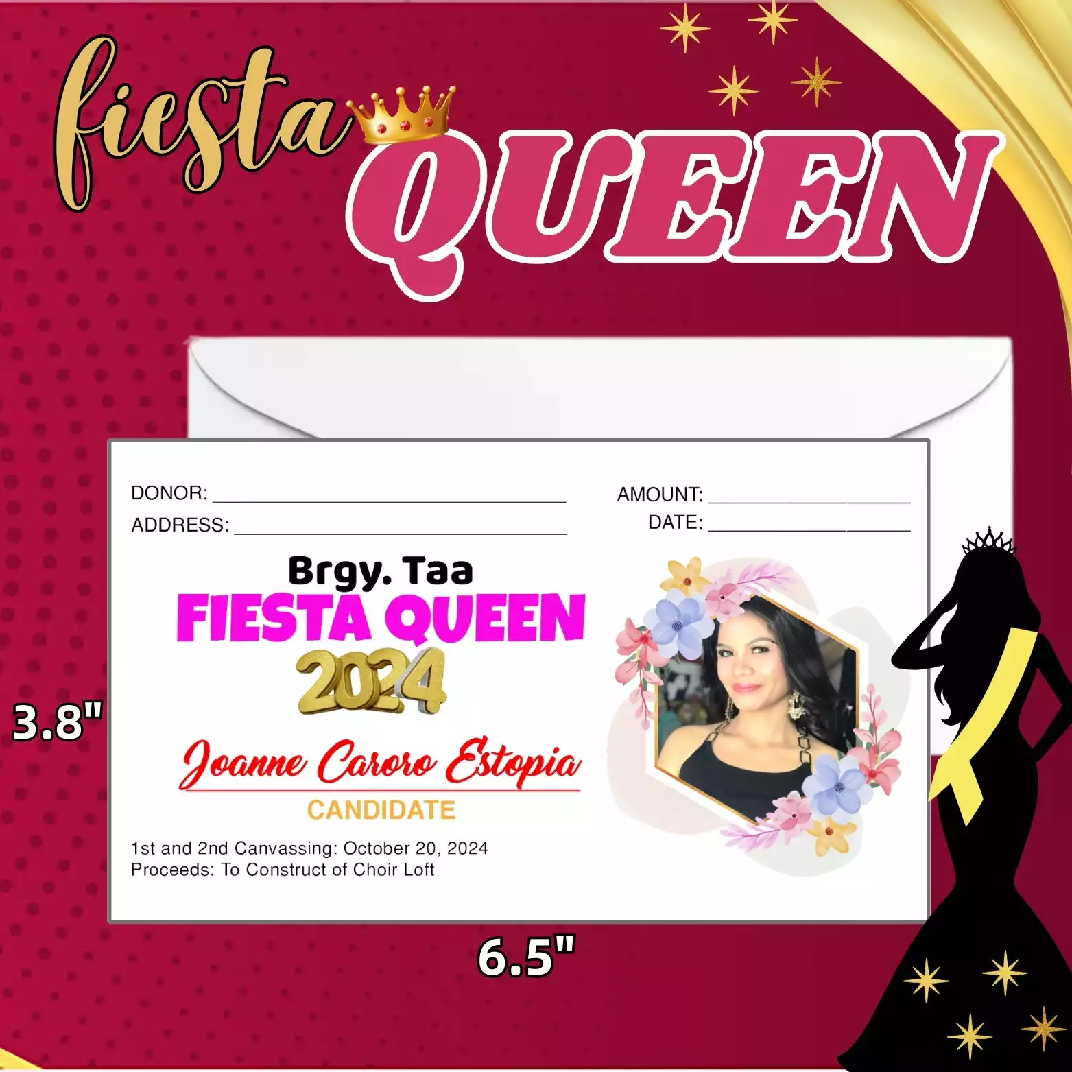 Fiesta Queen Envelope | Vanex Advertising Store