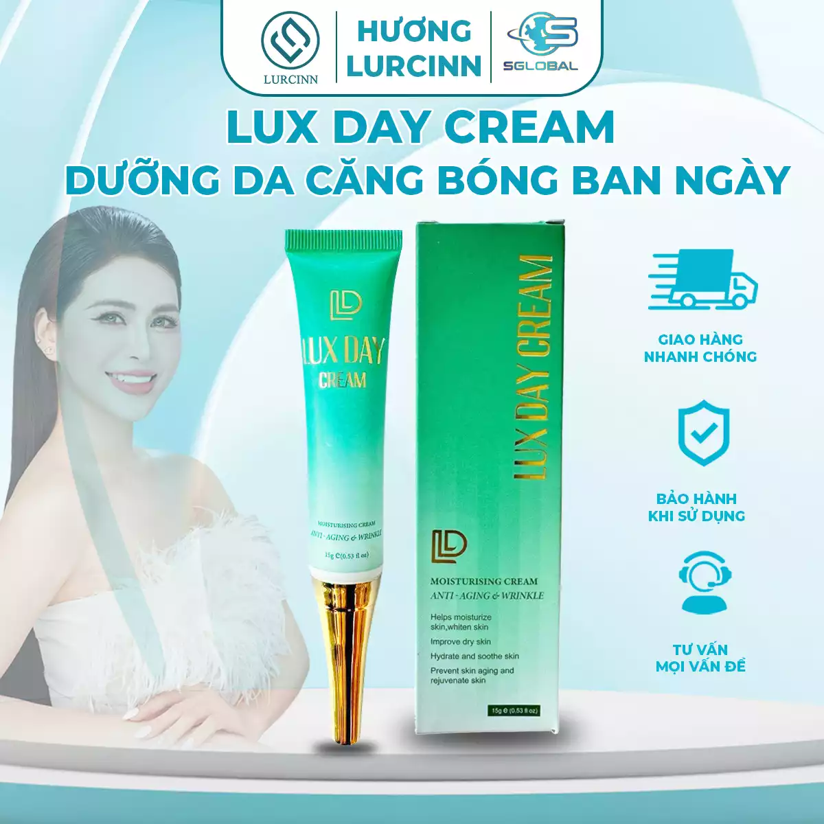 Kem Dưỡng Ban Ngày Lurcinn Lux Day Cream 15g | Hương Lurcinn