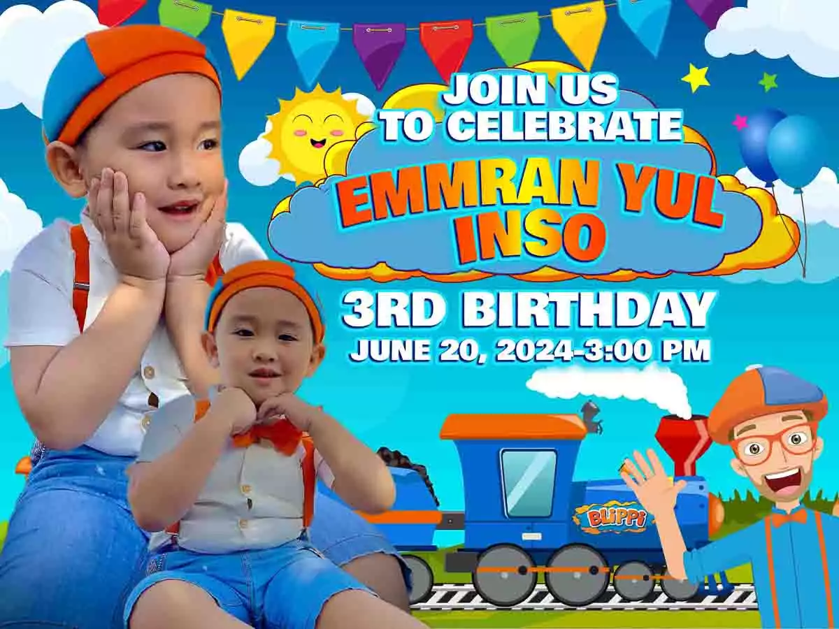 Blippi Theme Birthday Tarp | Vanex Advertising Store