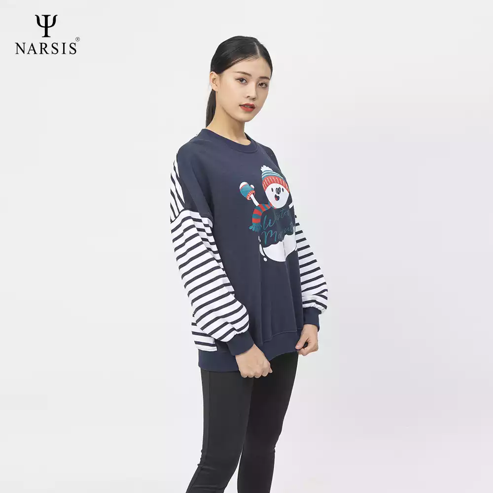 ÁO THU ĐÔNG NỮ L0069 NARSIS VẢI NỈ ẤM ÁP, MỀM MẠI, THÍCH HỢP MÙA ĐÔNG, GIỮ NHIỆT TỐT | NARSIS ...