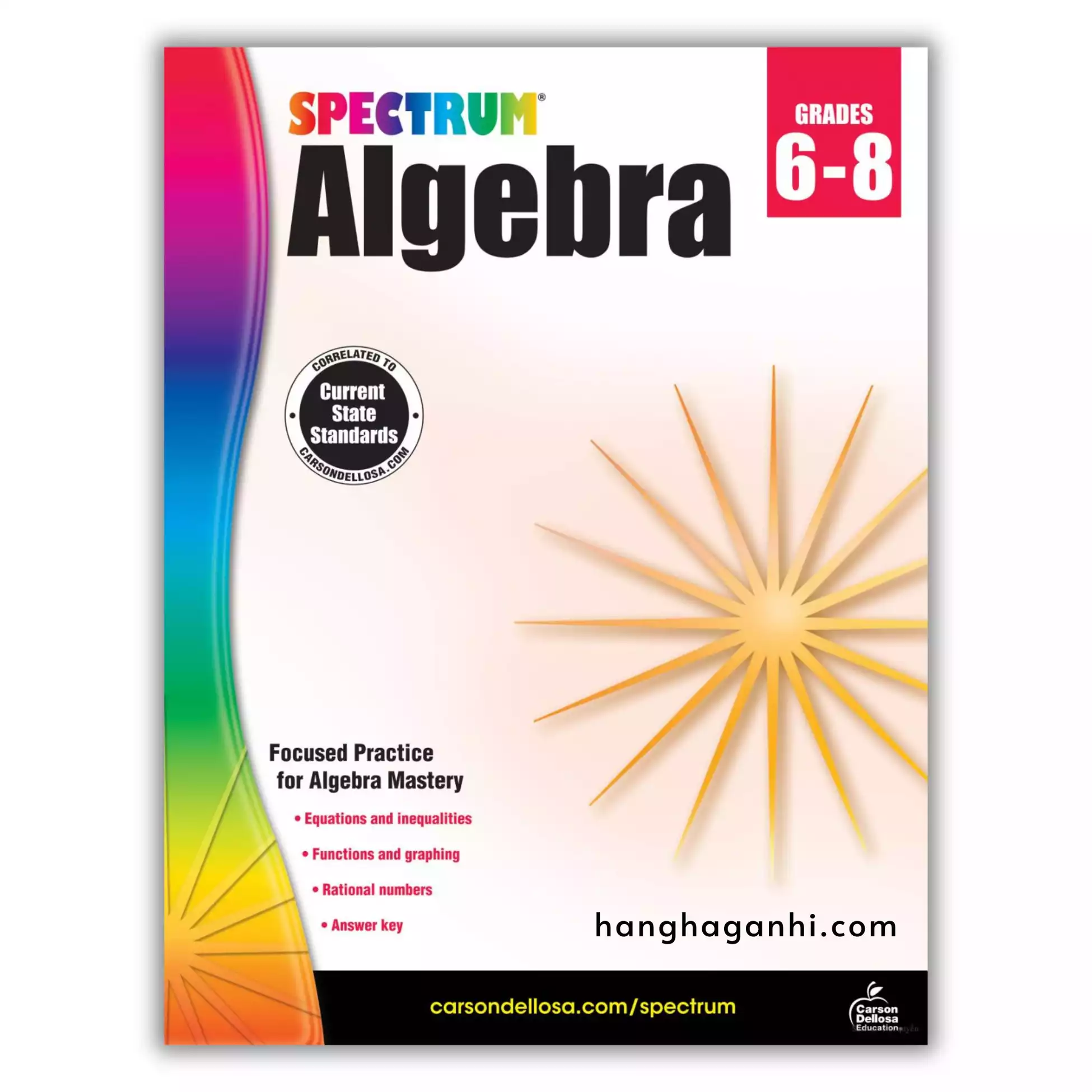 Sách Spectrum Algebra Workbook Grade 6-8 | Sách Đồ Dùng Học Tập ...
