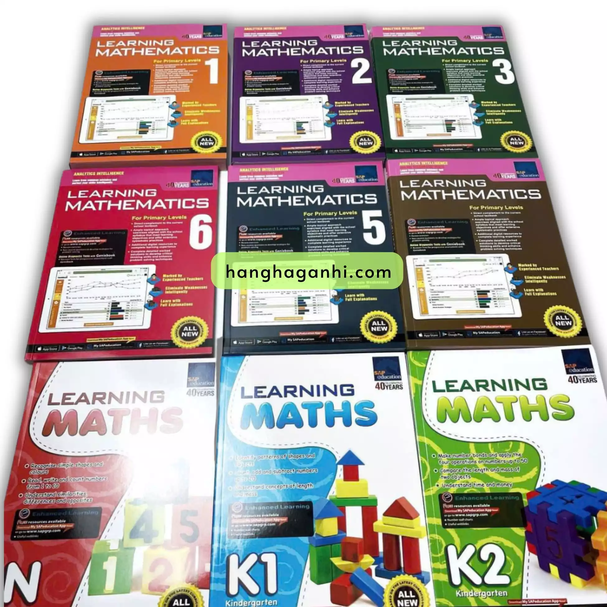 SAP Learning Mathematics N-6 (Sách nhập) - 9 quyển | Sách Đồ Dùng Học ...