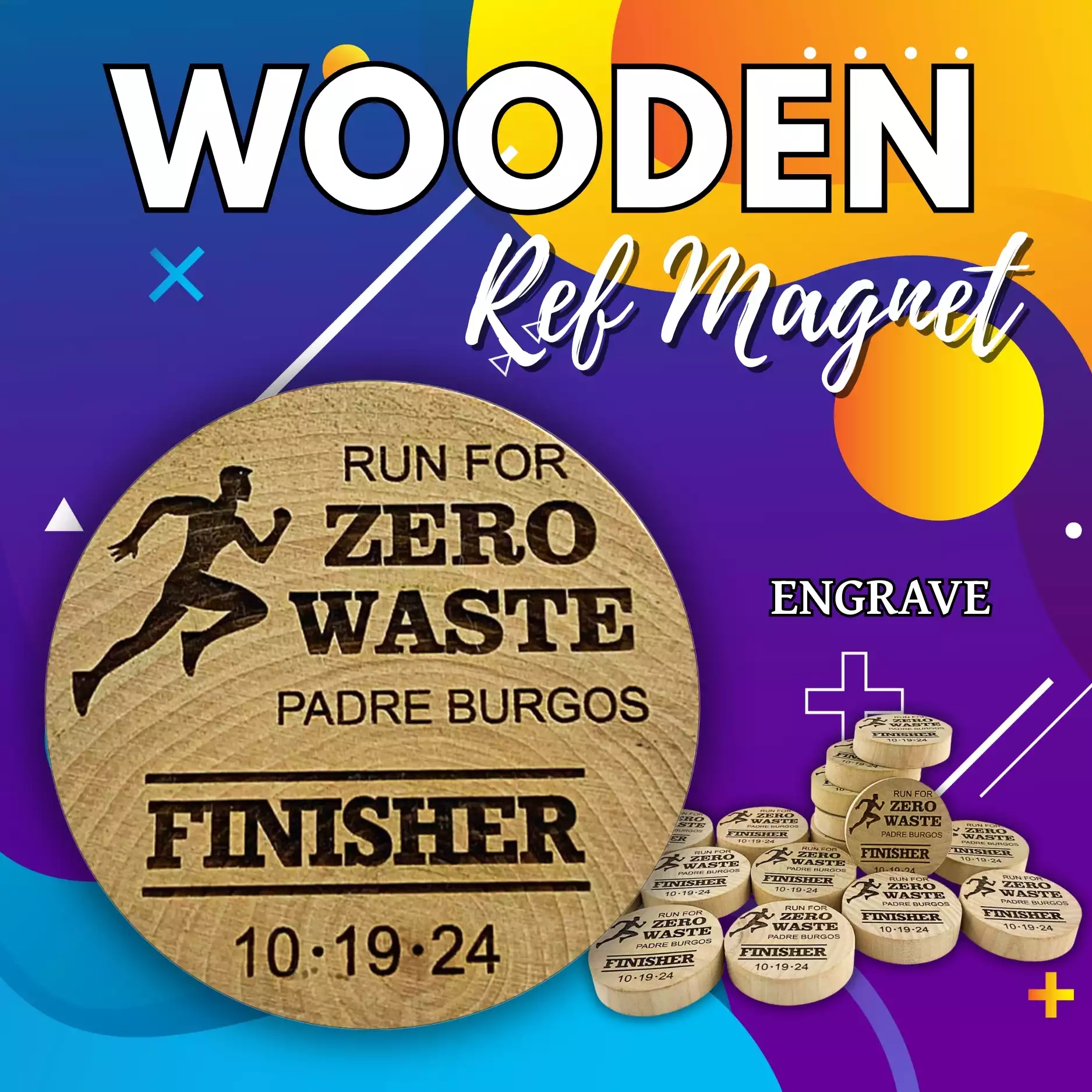 Wood Ref Magnet | Vanex Advertising Store