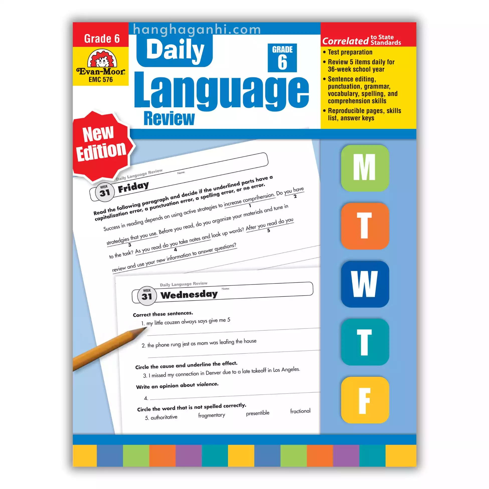 Daily Language Review Grade 6 | Sách Đồ Dùng Học Tập - HangHaganhi ...