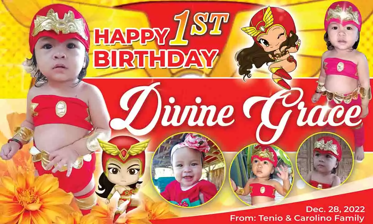Darna Theme Birthday Tarp | Vanex Advertising Store