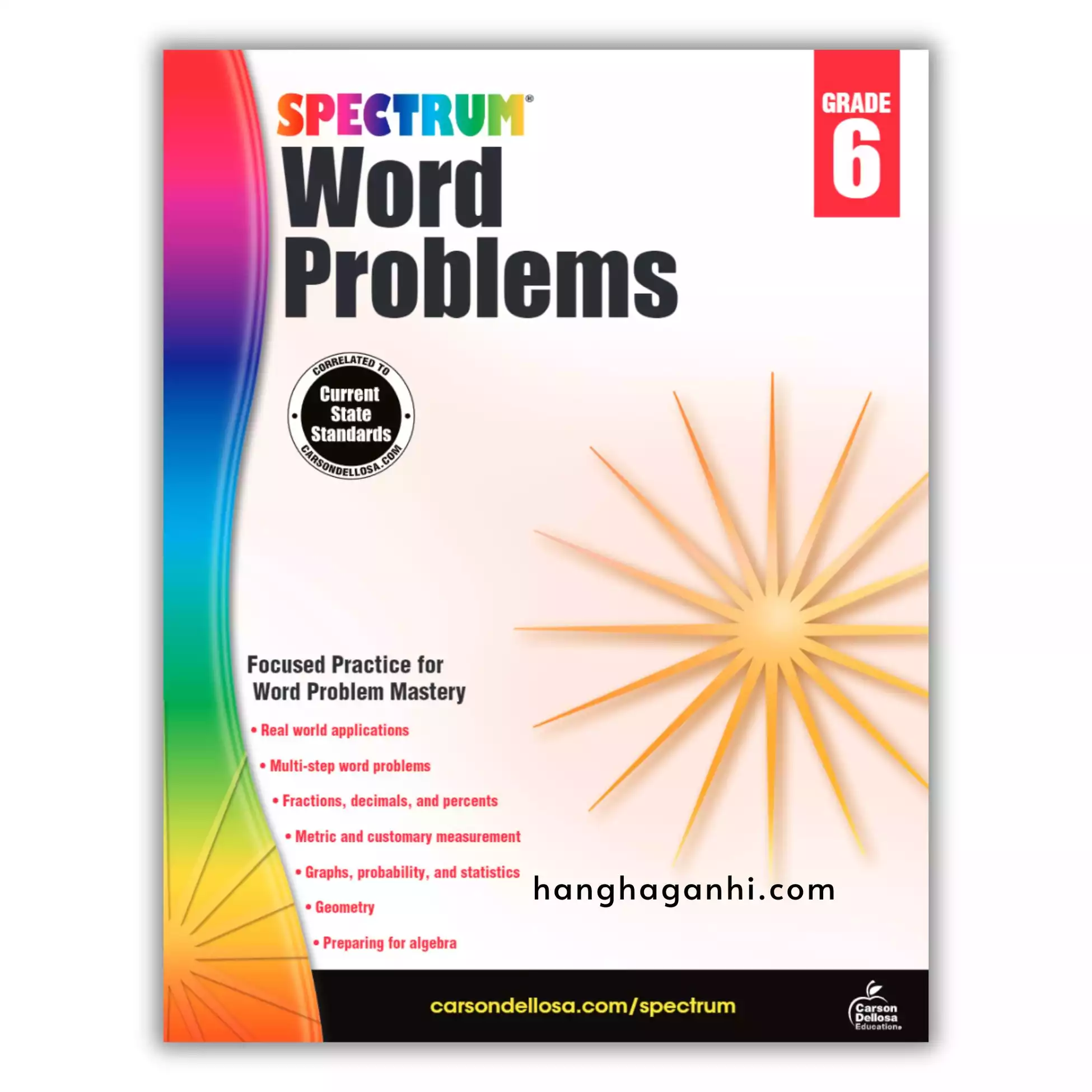 Sách Spectrum Word Problems Workbook Grade 6 | Sách Đồ Dùng Học Tập ...