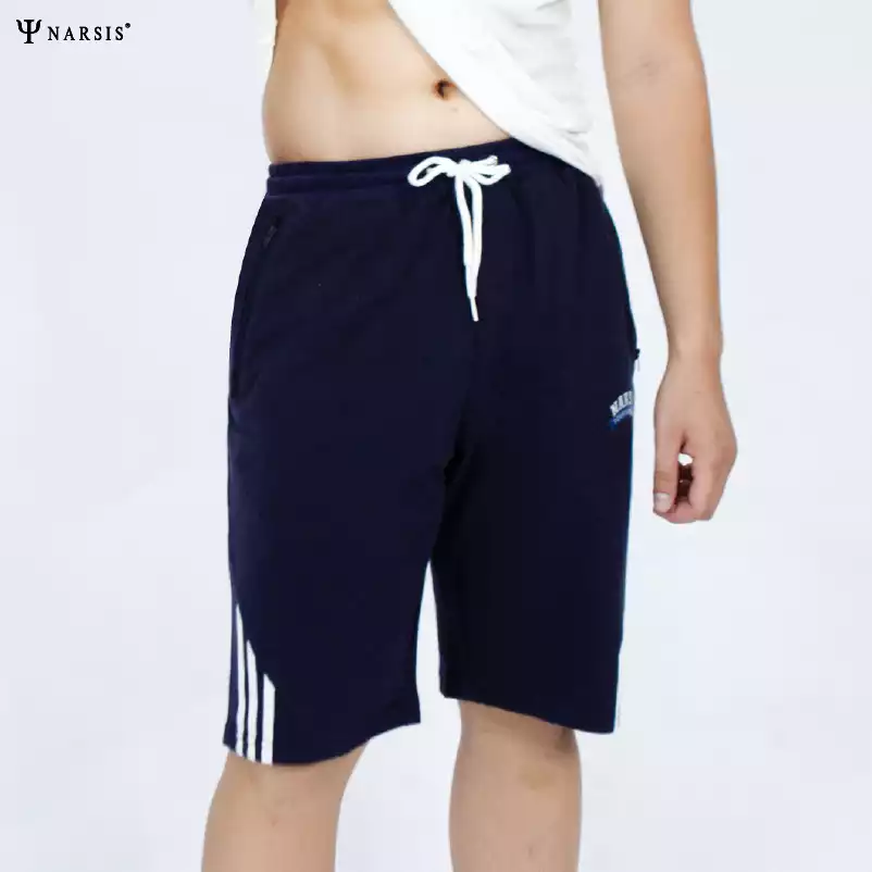 QUẦN ĐÙI NAM TÍM THAN TRẮNG NARSIS CHẤT LIỆU COTTON CẠP CHUN CO GIÃN ...