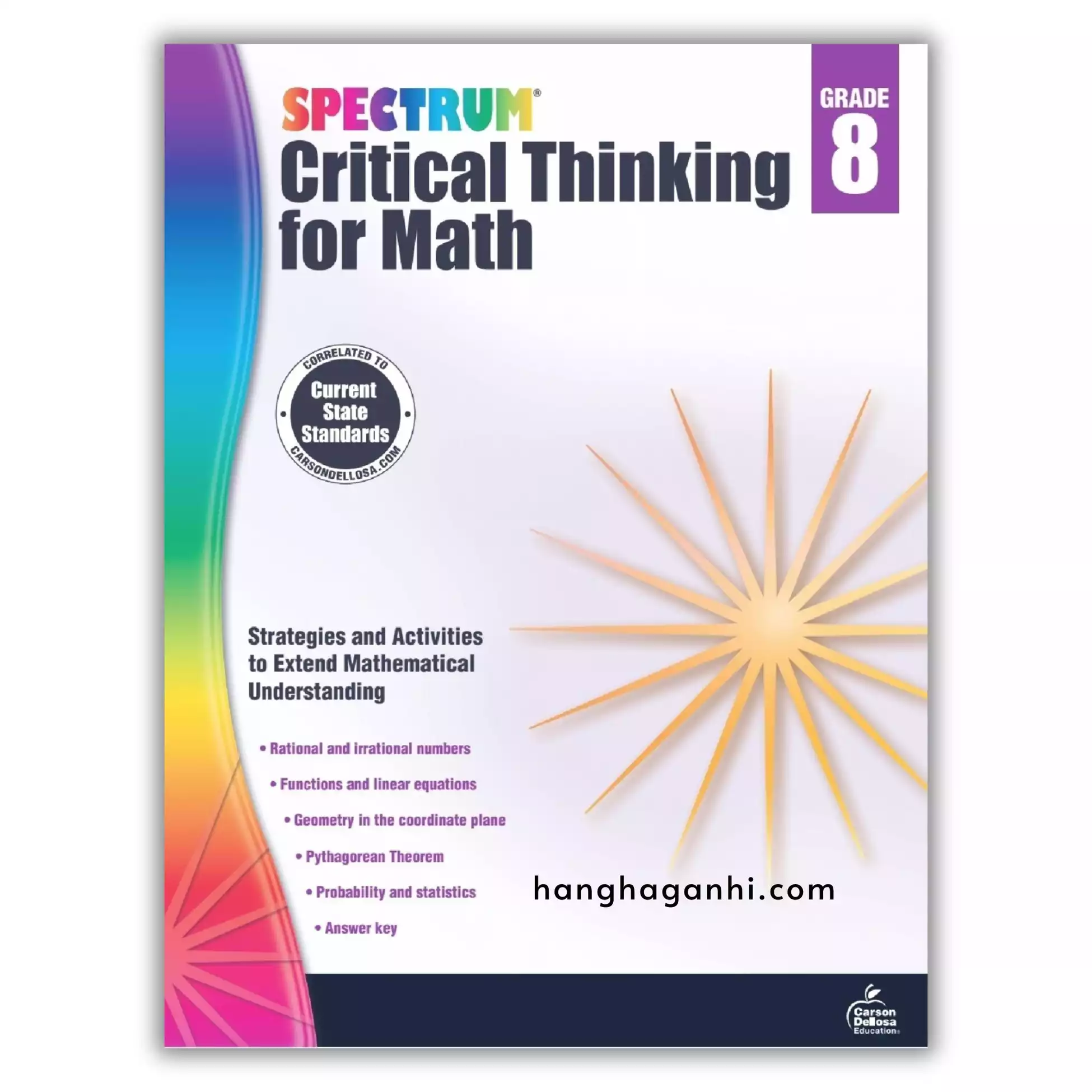 Sách Spectrum Critical Thinking for Math Workbook Grade 8 | Sách Đồ ...
