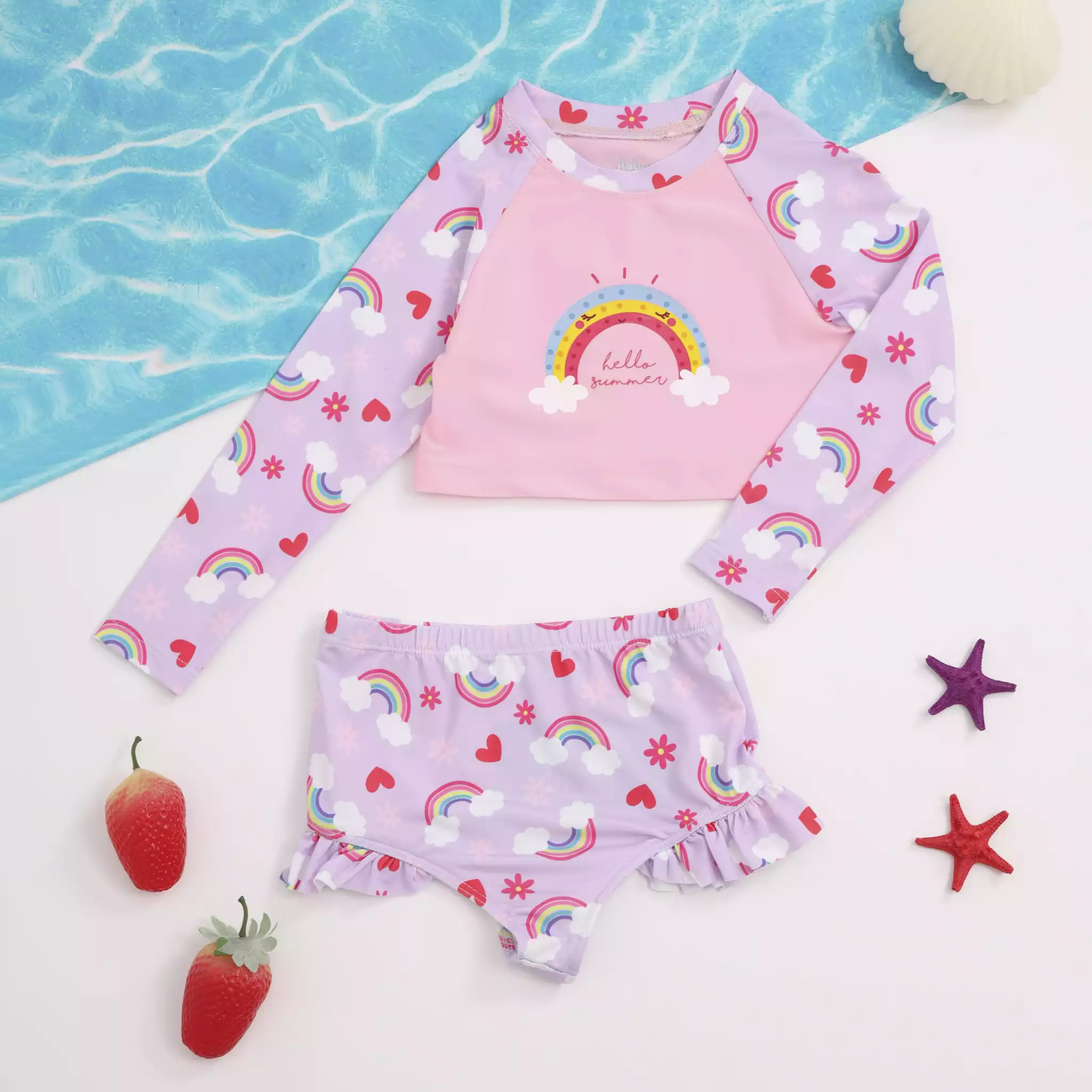 Set biển rời dài tay Mermaid - Ilaby