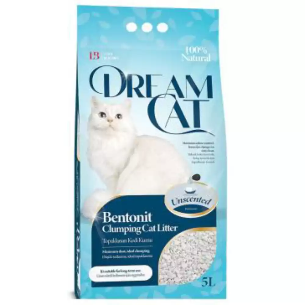 Cát vệ sinh cho mèo DREAMCAT - Dòng Unscented (Hương tự nhiên không mùi) 5L | Pet Family