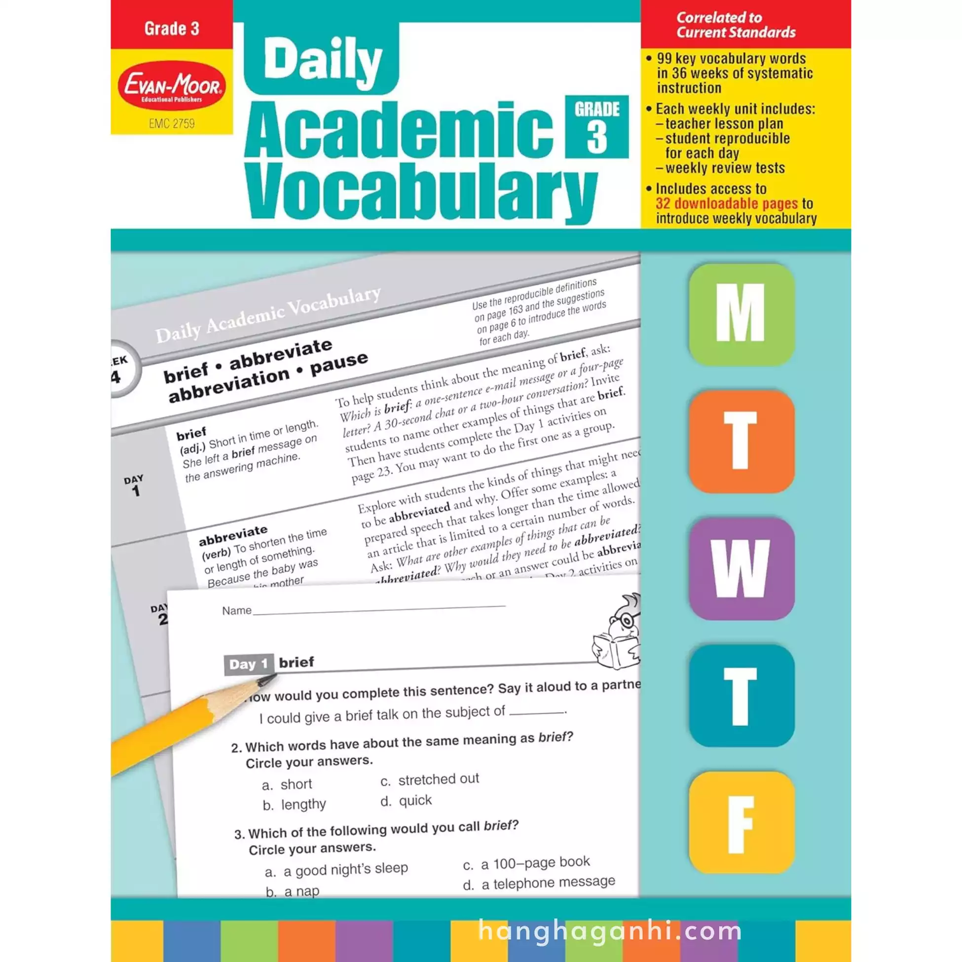 Daily Academic Vocabulary Grade 3 | Sách Đồ Dùng Học Tập - HangHaganhi ...