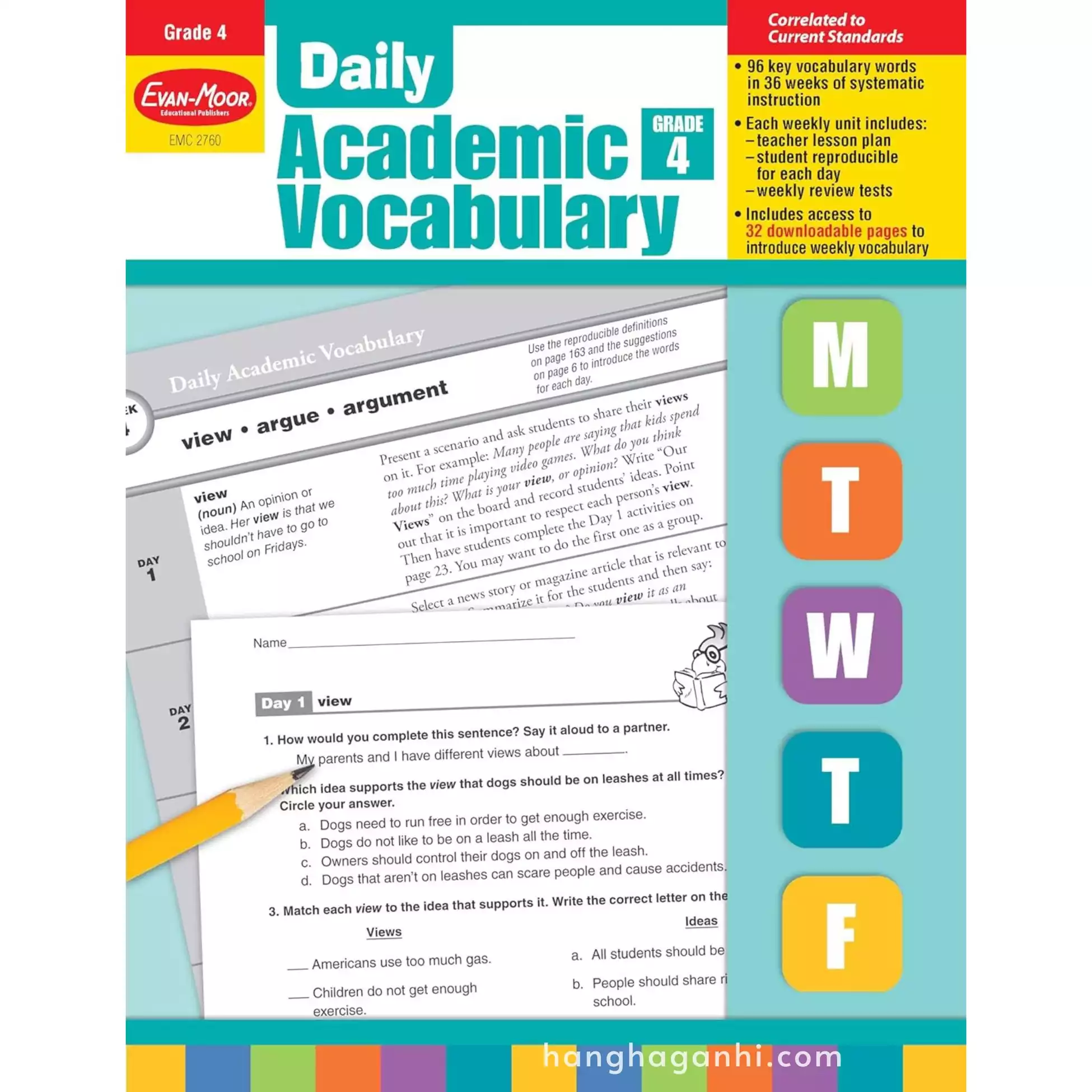Daily Academic Vocabulary Grade 4 | Sách Đồ Dùng Học Tập - HangHaganhi ...