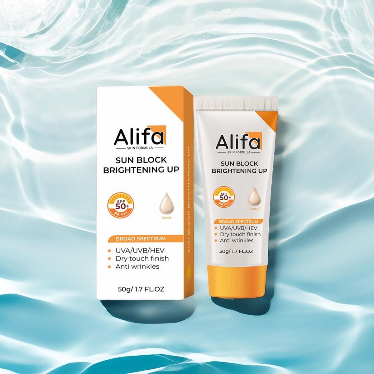 Kem chống nắng nâng tone sáng da Alifa Sun Block Brightening Up SPF50 ...