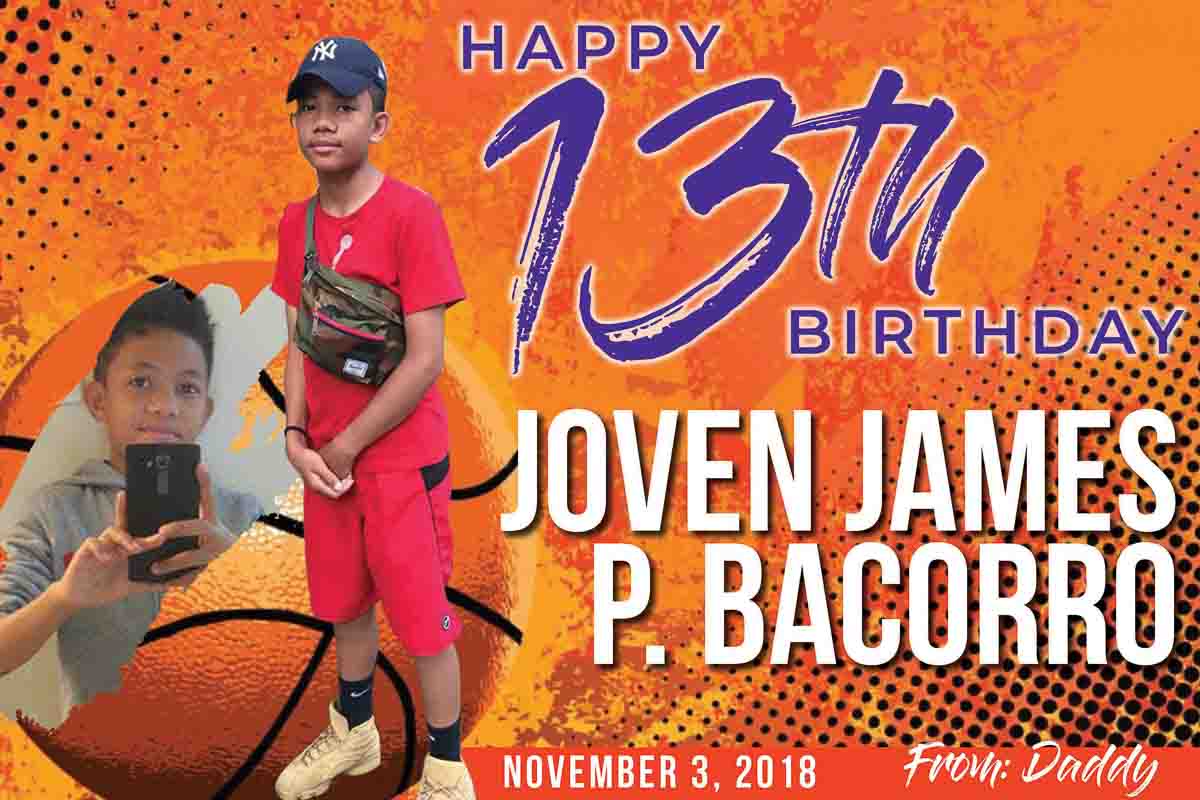 Birthday Boy Teen Tarp | Vanex Advertising Store