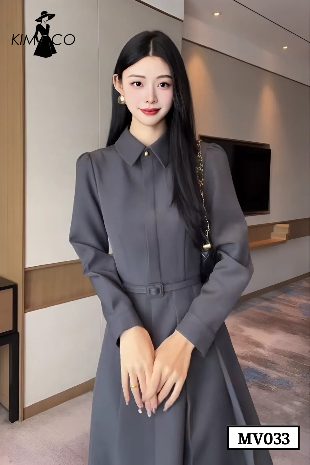 Đầm Gray Pound - MV033 | MINNA