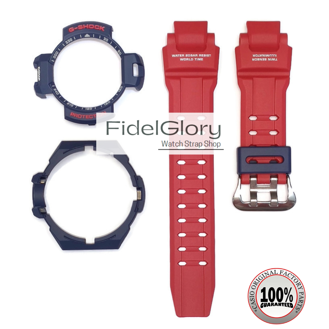 Original G-Shock GA-1000 GA-1100 GravityMaster Blue / Red Optimus Prime ...