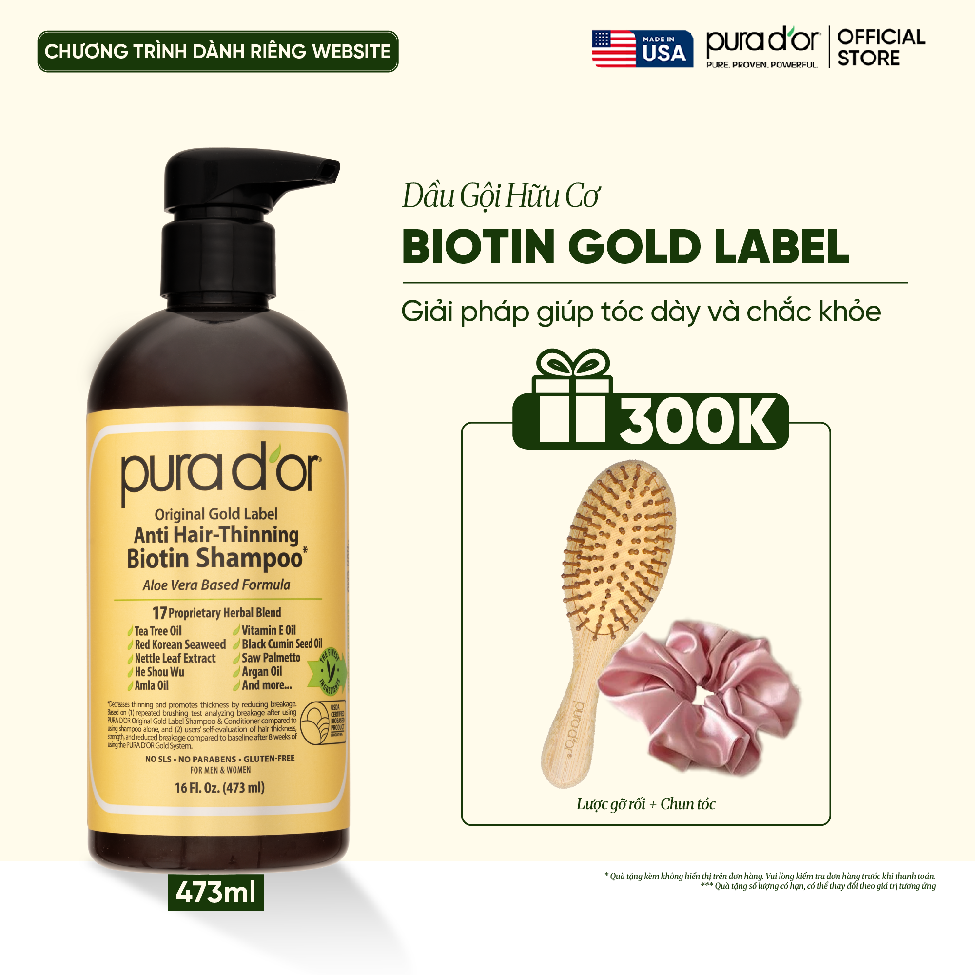 Pura D'or - Thương hiệu chăm sóc cá nhân chuẩn Organic đến từ Mỹ