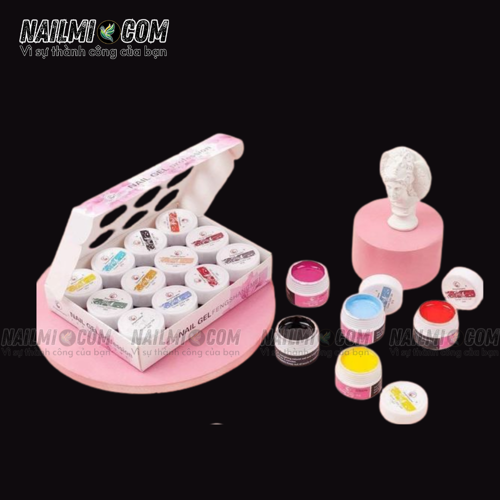 Gel vẽ móng - set 12 màu - Fengshangmei | Phụ kiện Nail Mi đẹp tốt bền rẻ