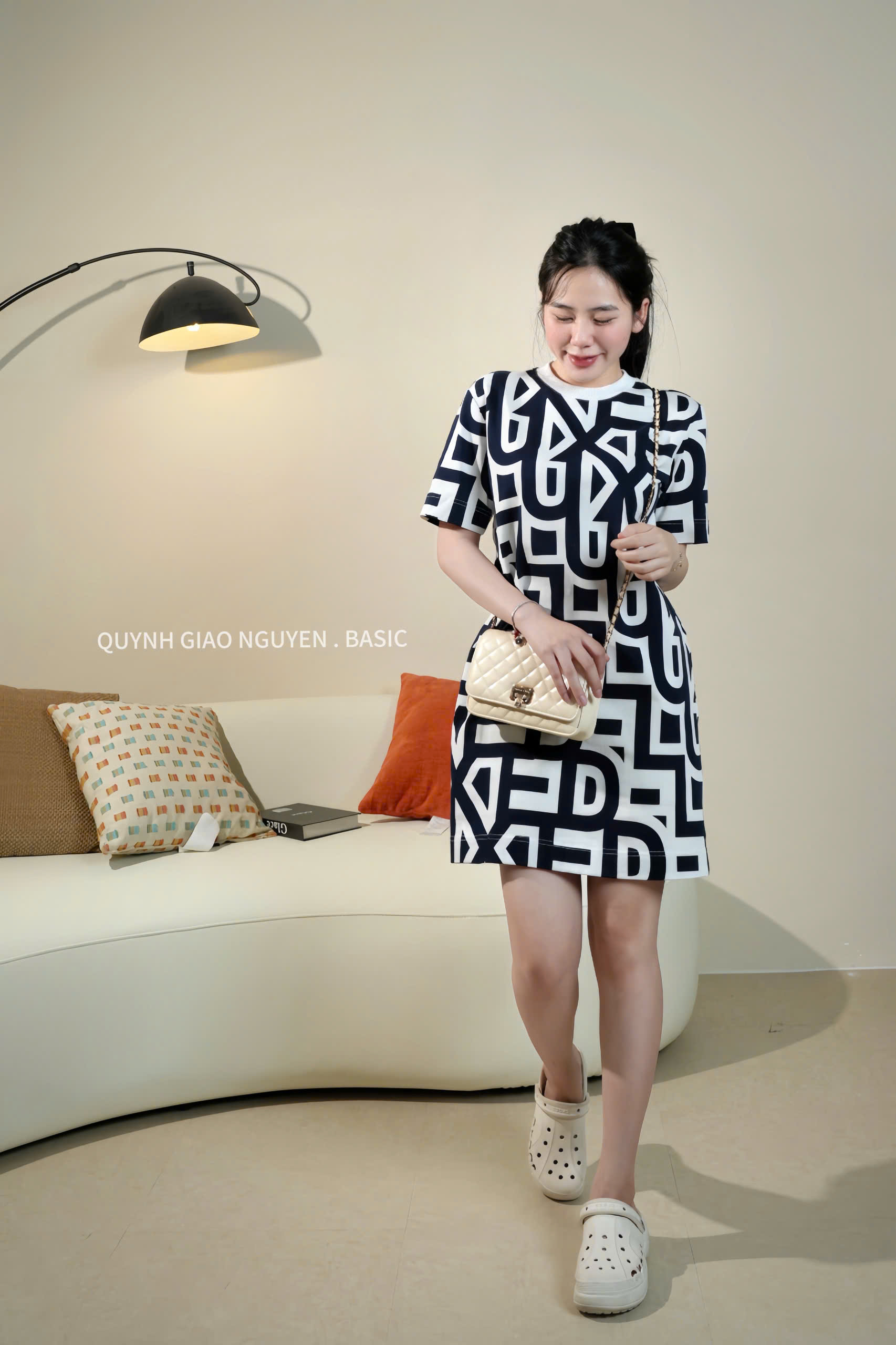 Đầm suông D-LUXE | QuynhGiaoNguyen