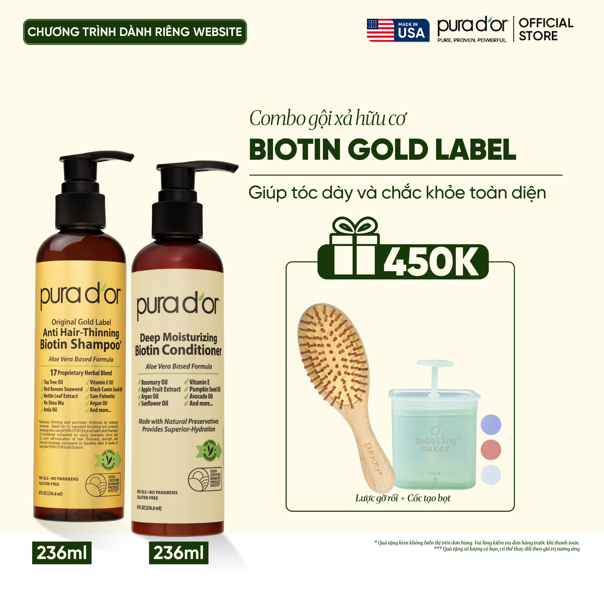 Pura D'or - Thương hiệu chăm sóc cá nhân chuẩn Organic đến từ Mỹ