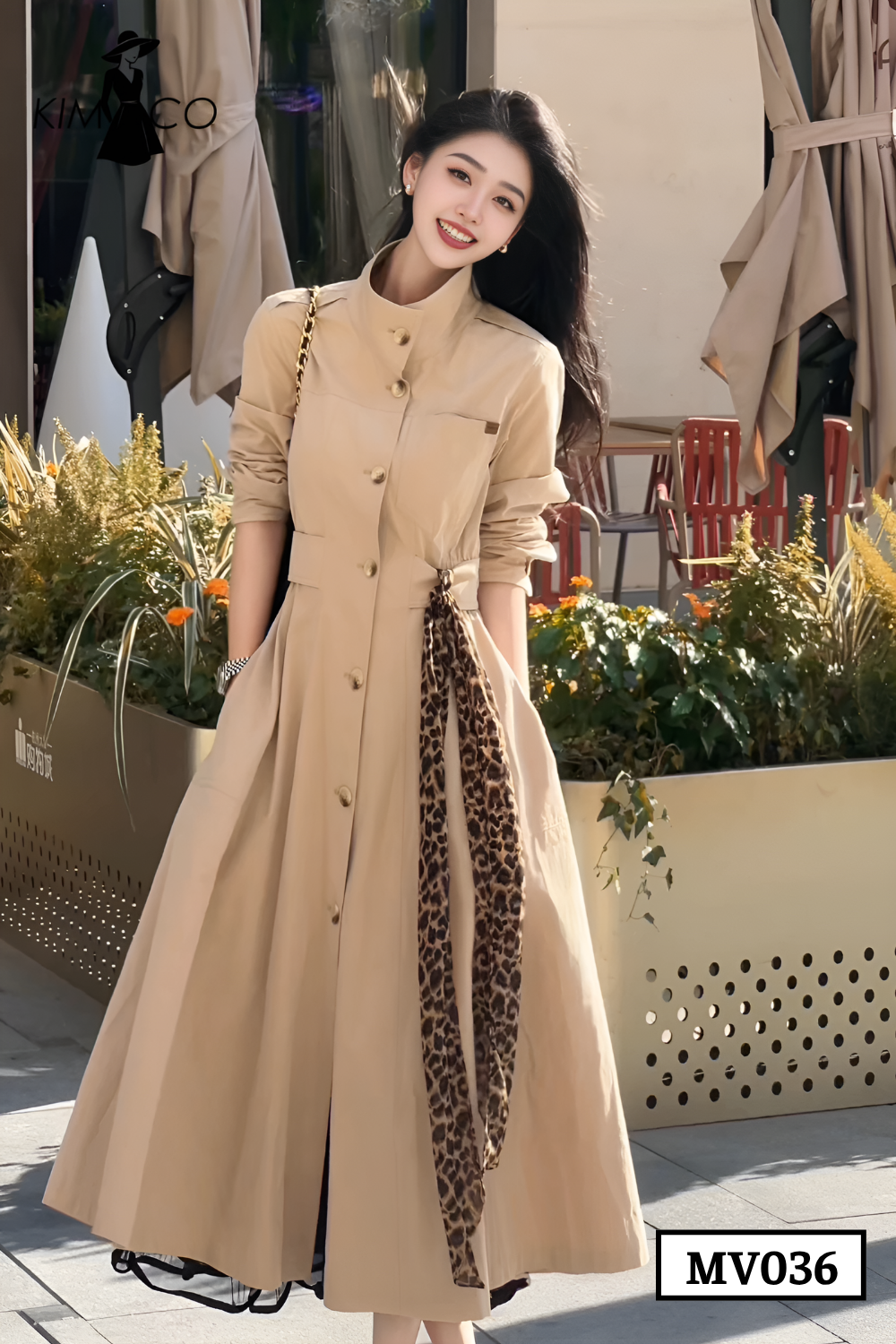 Camel Luxe Dress - MV036 | MINNA NGHIA