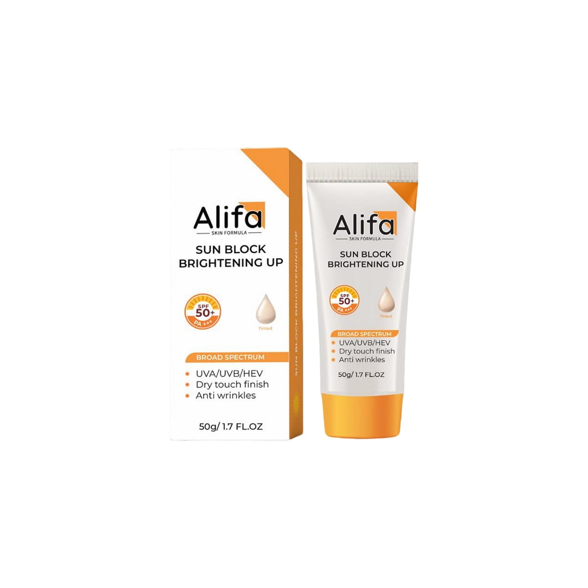Kem chống nắng nâng tone sáng da Alifa Sun Block Brightening Up SPF50 ...