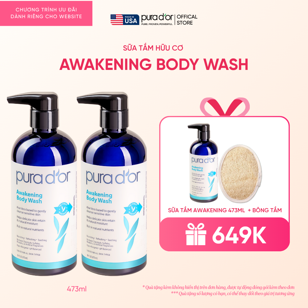 Pura D'or - Thương hiệu chăm sóc cá nhân chuẩn Organic đến từ Mỹ