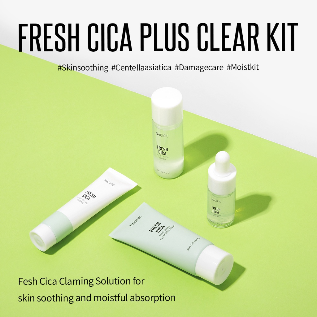 Nacific Fresh Cica Plus Clear Kit | Fleurdelise Couture
